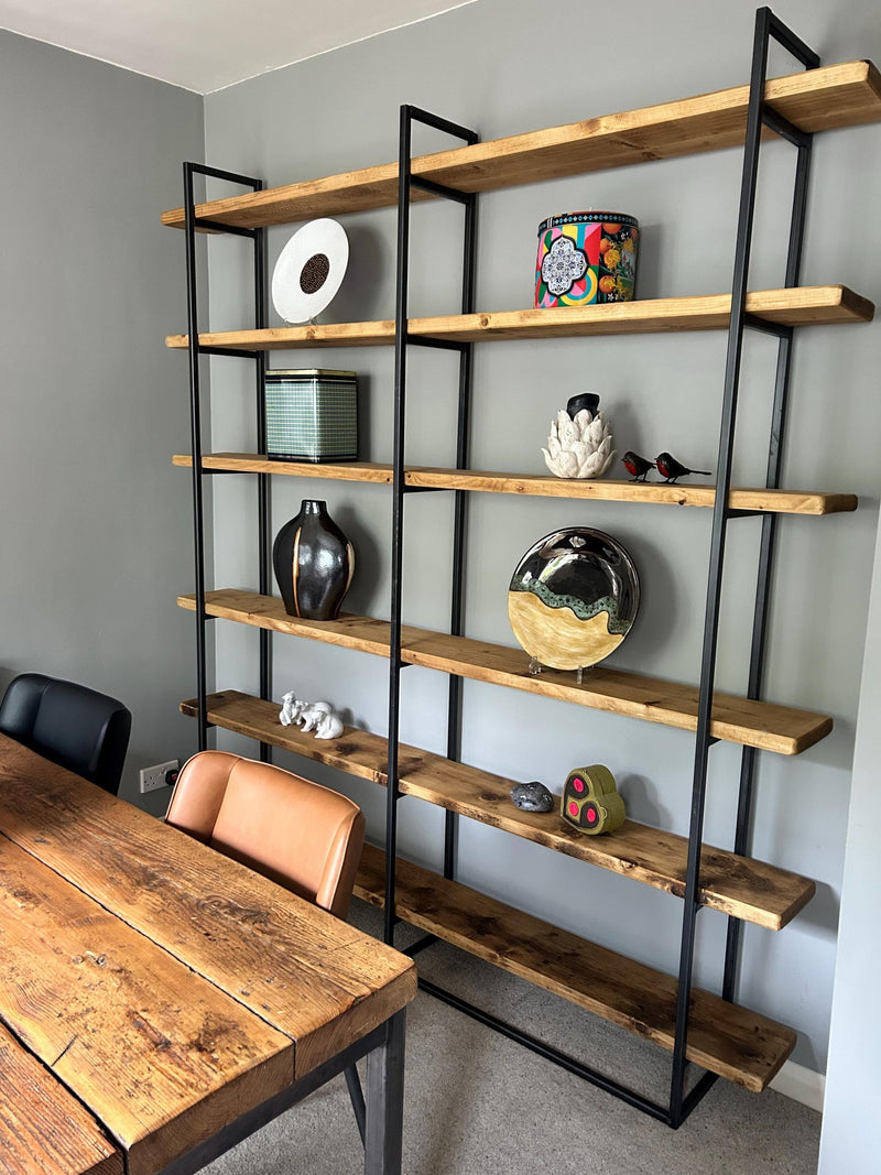 Rustic Bookcases | Reclaimed Wood Handmade in the UK – Shabby Bear Cottage